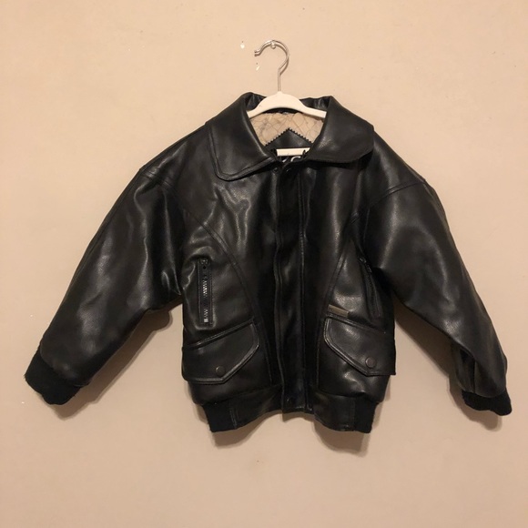 KC Collections | Jackets & Coats | Kc Collections Black Youth Leather ...